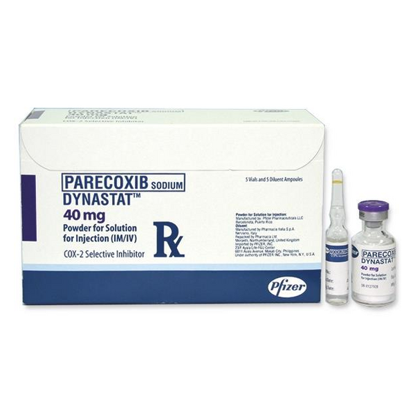 DYNASTAT Parecoxib Sodium 40mg Lyophilized Powder for IM/IV Injection 1's price in the ...